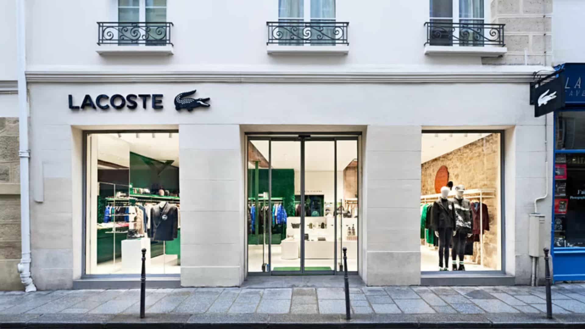 Lacoste redonne vie à sa boutique du Marais