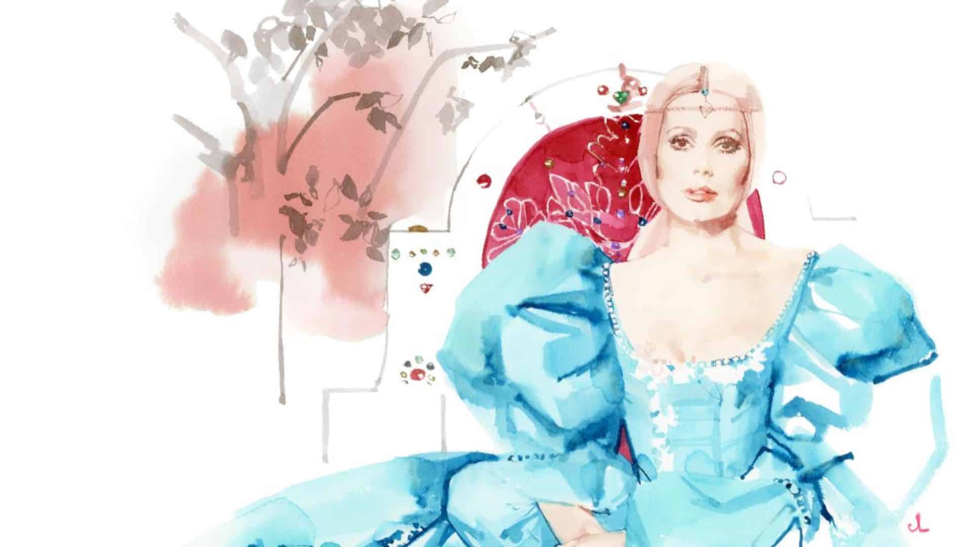 Catherine Deneuve sublimée par l'artiste Marc-Antoine Coulon