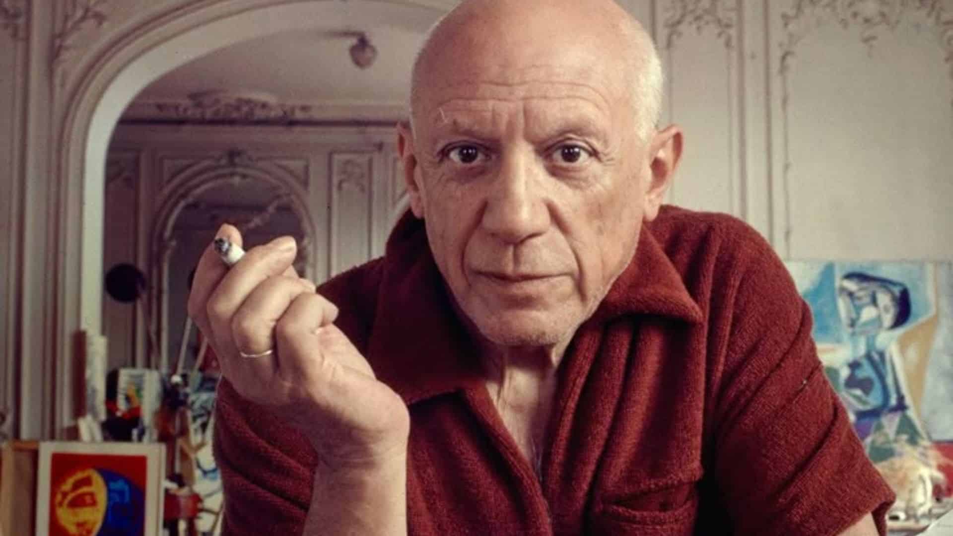 A mysterious portrait hidden beneath a work by Picasso