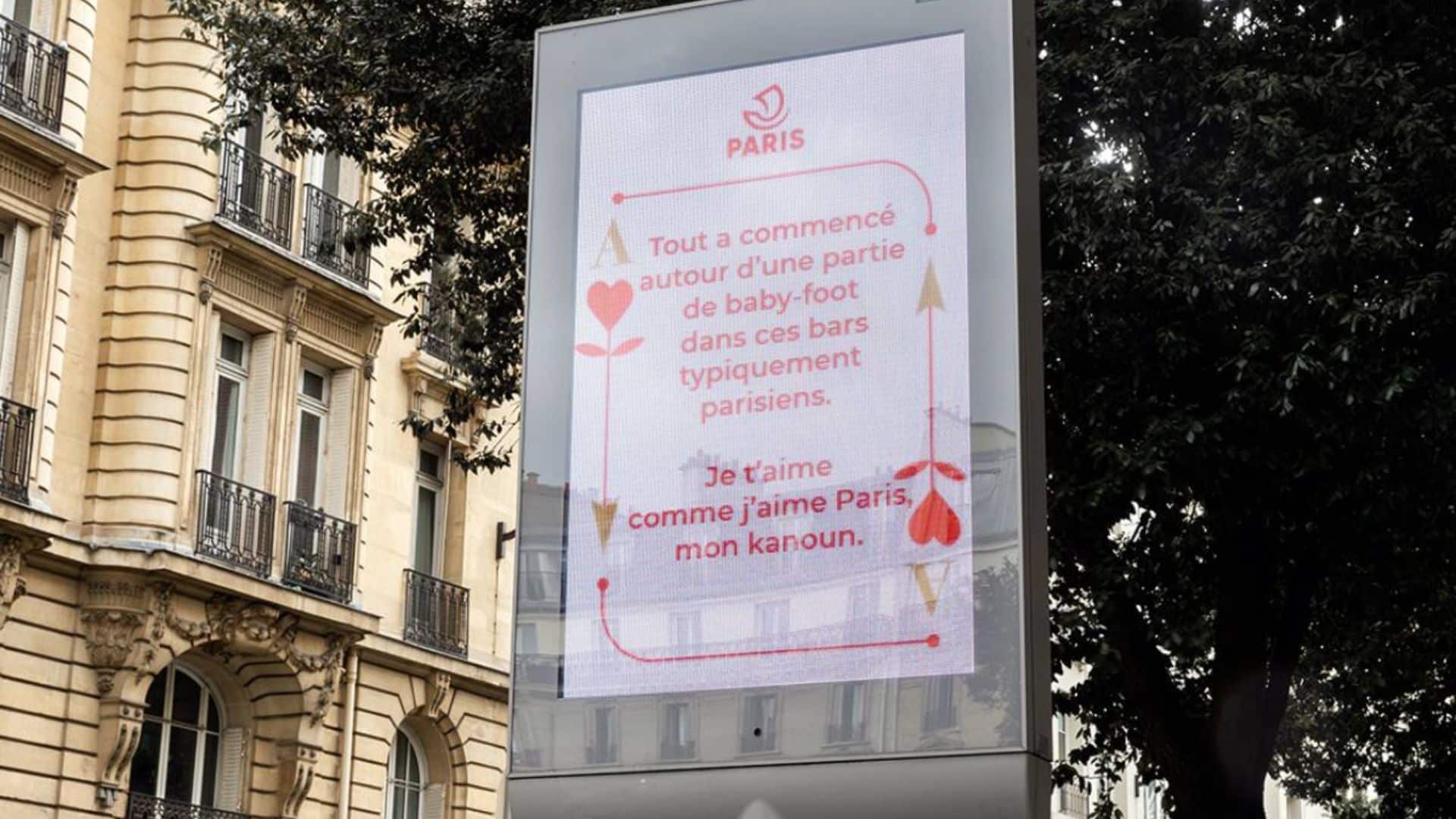 Valentine's Day: declare your love on Parisian billboards!