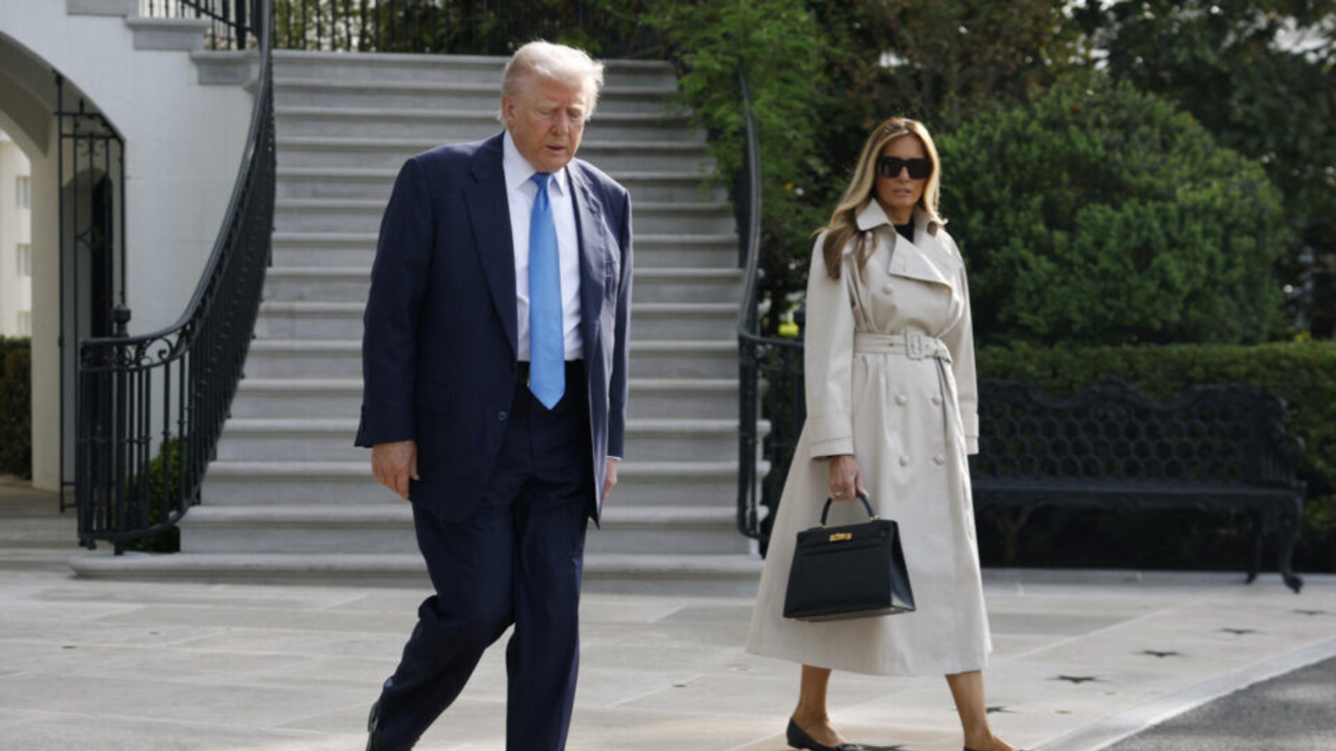 Melania Trump: a discreet birthday aboard Air Force One