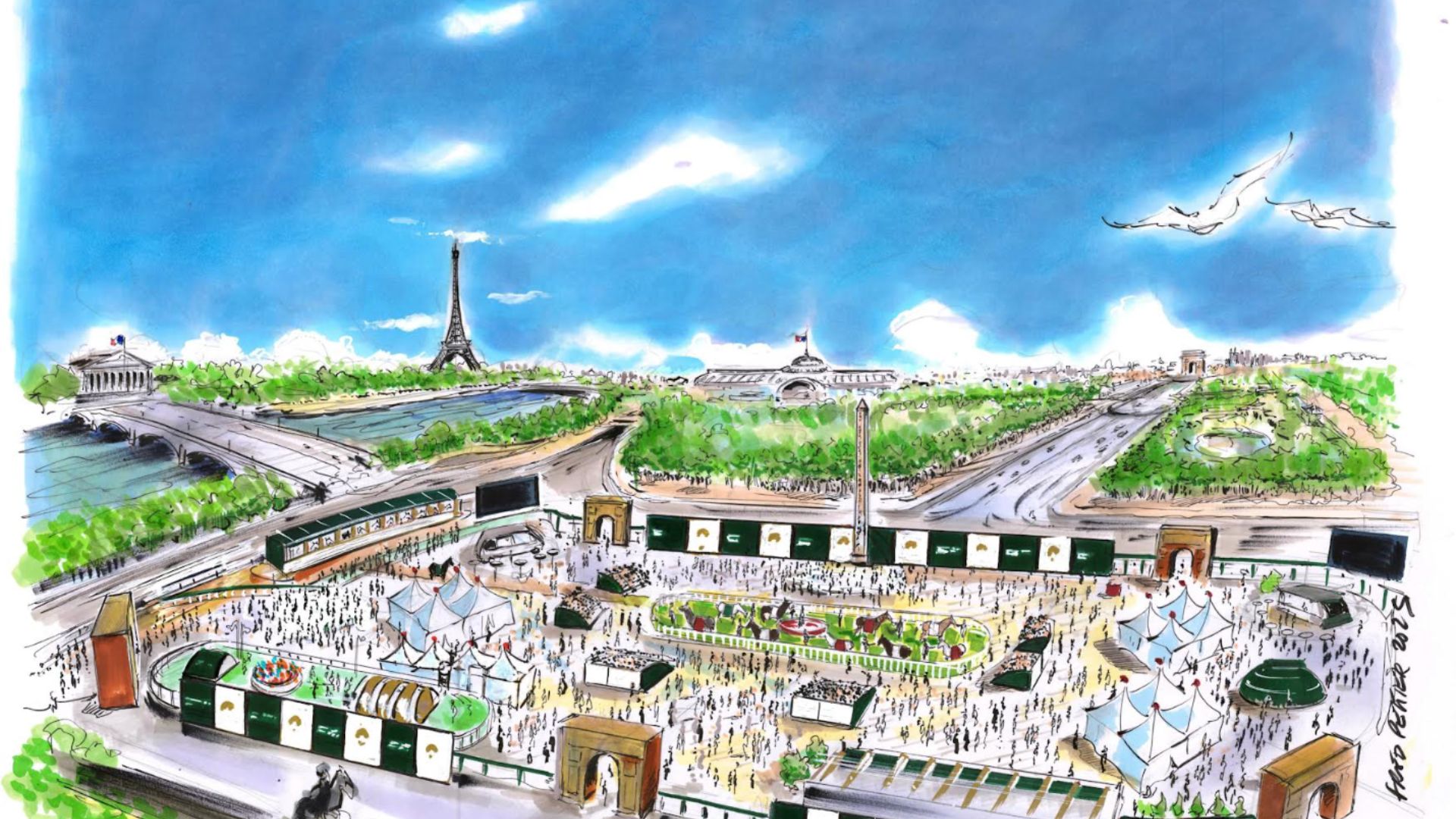 Courses hippiques à Paris : quand la place de la Concorde devient un ...