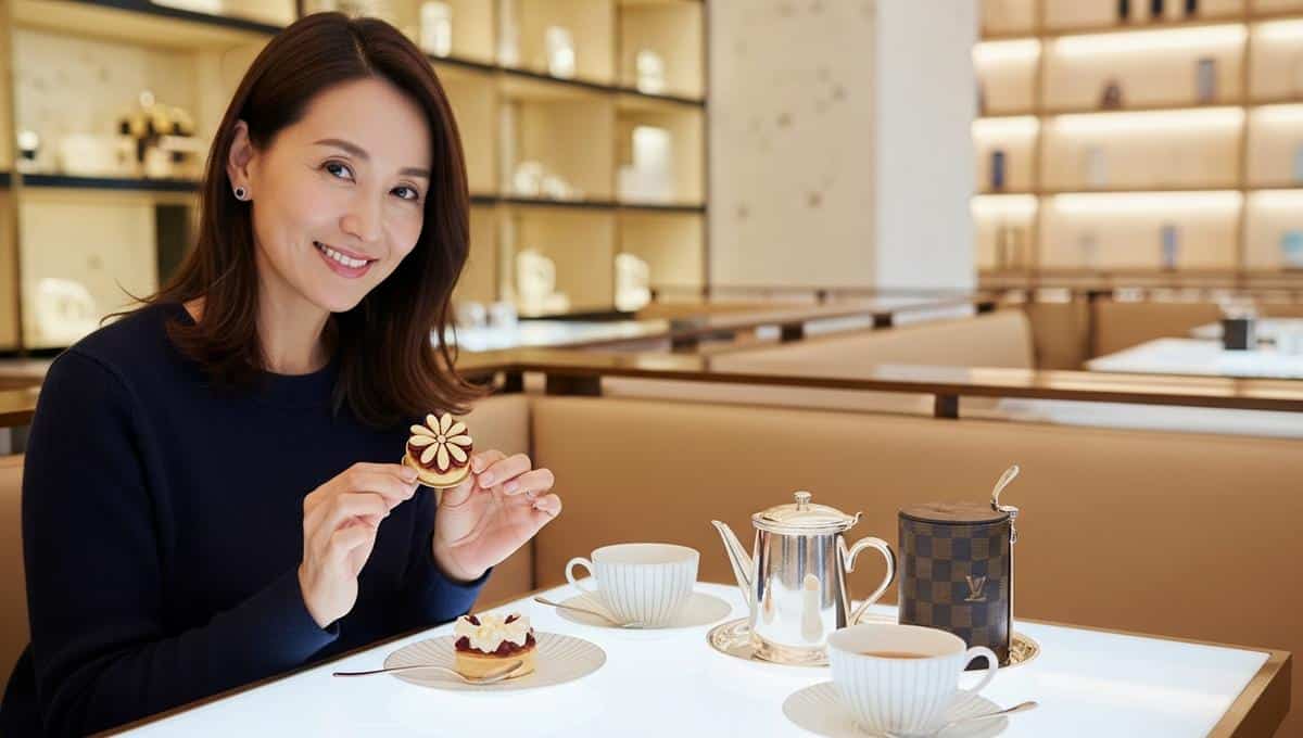 Louis Vuitton inaugurates its Paris tea time by Maxime Frédéric