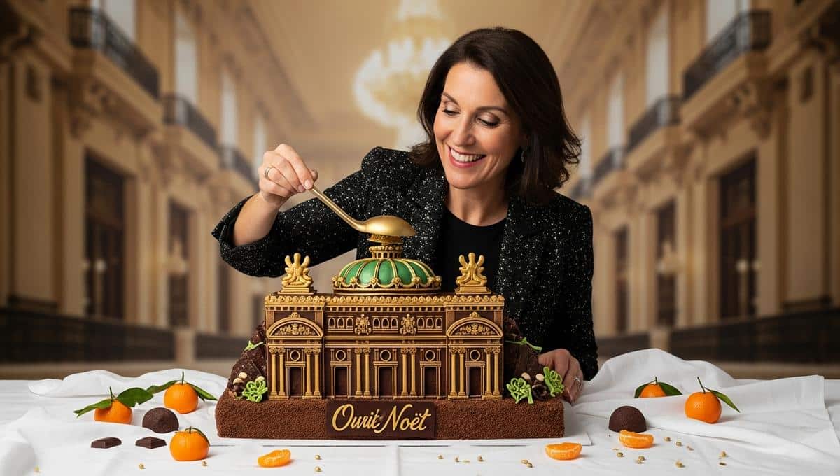 Bûche de Noël Opéra Garnier 2025: La Maison du Chocolat signs a sublime ...