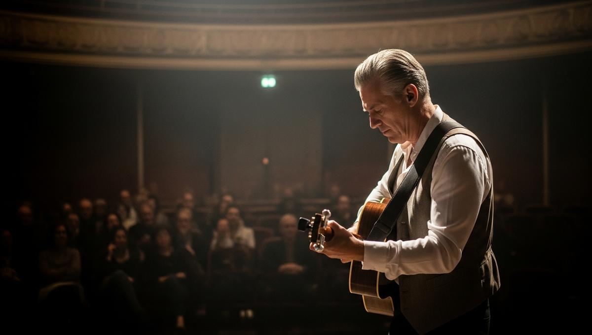 Chris Isaak plays his hits at La Seine Musicale, Paris, in July 2026