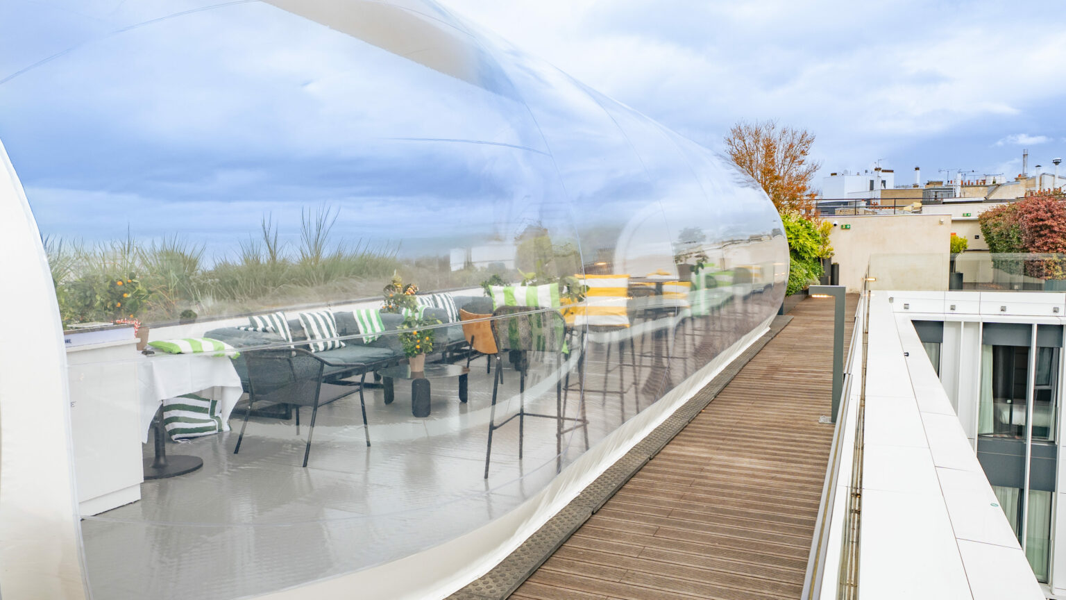 The Canopy by Hilton Paris Eiffel Tower hotel transforms its rooftop ...