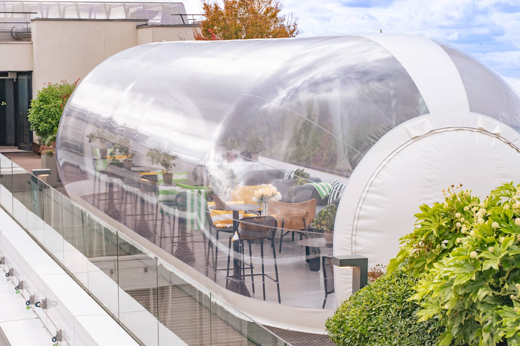 The Canopy by Hilton Paris Eiffel Tower hotel transforms its rooftop ...