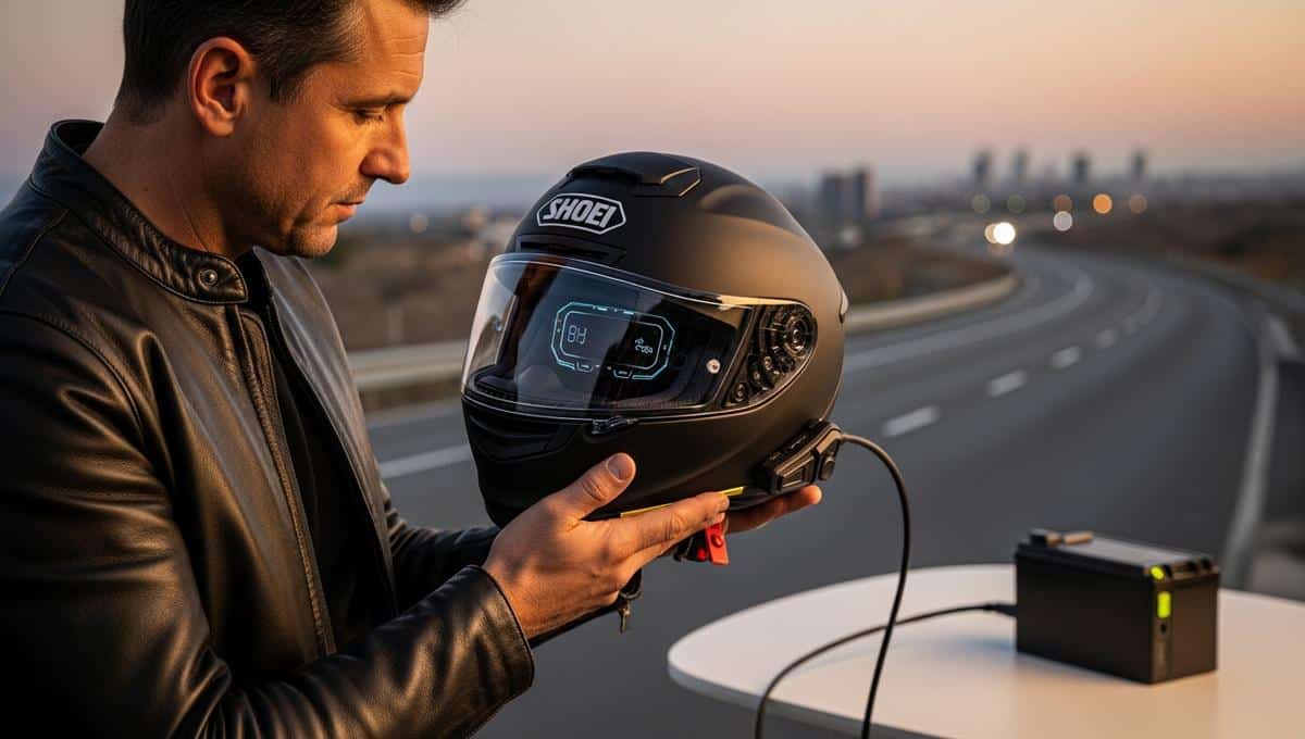 Shoei ultra high-tech motorcycle helmet for €1,999: safety and premium ...