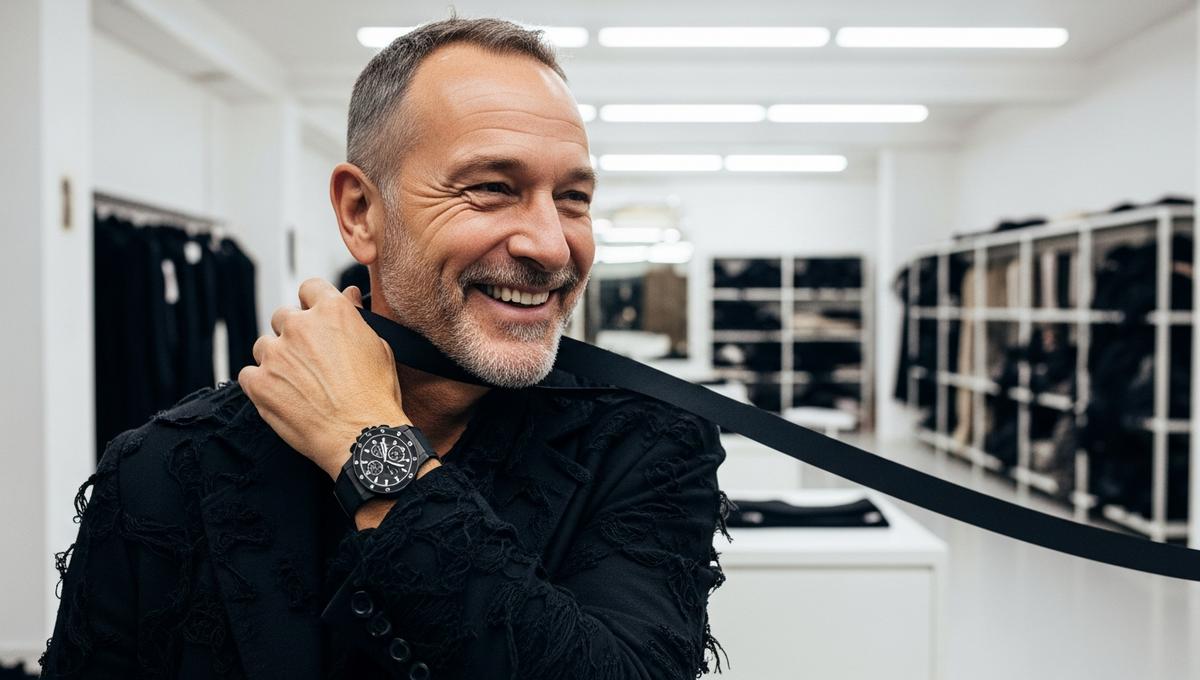 Hublot launches a limited edition black watch with Yohji Yamamoto