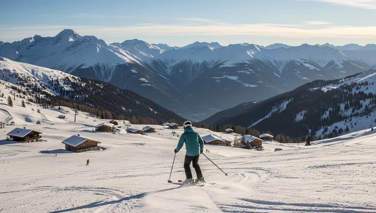A little-known ski resort in the French Alps: one of the most beautiful ...