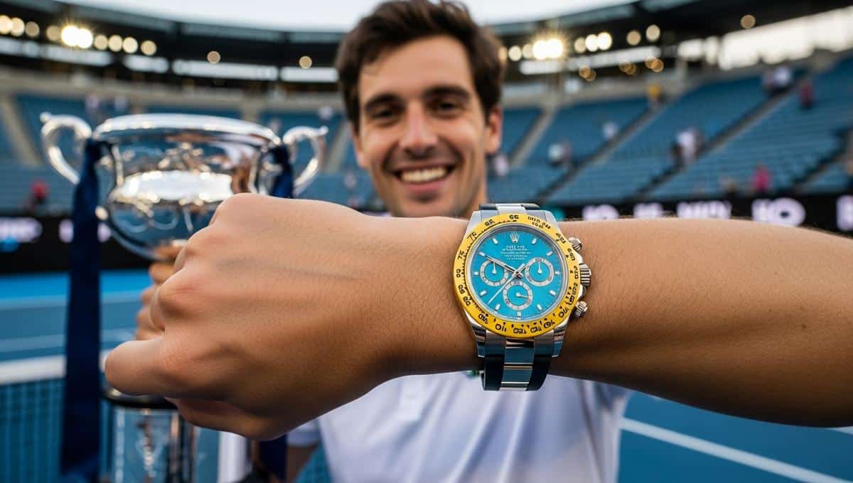 Carlos Alcaraz's Rolex after his Australian Open victory stands out as ...