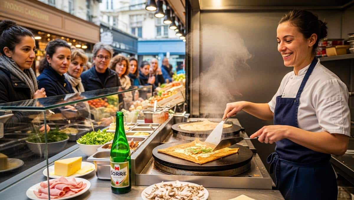 Lulu crêperie: king of gourmet street food crêpes at Marché des Enfants ...