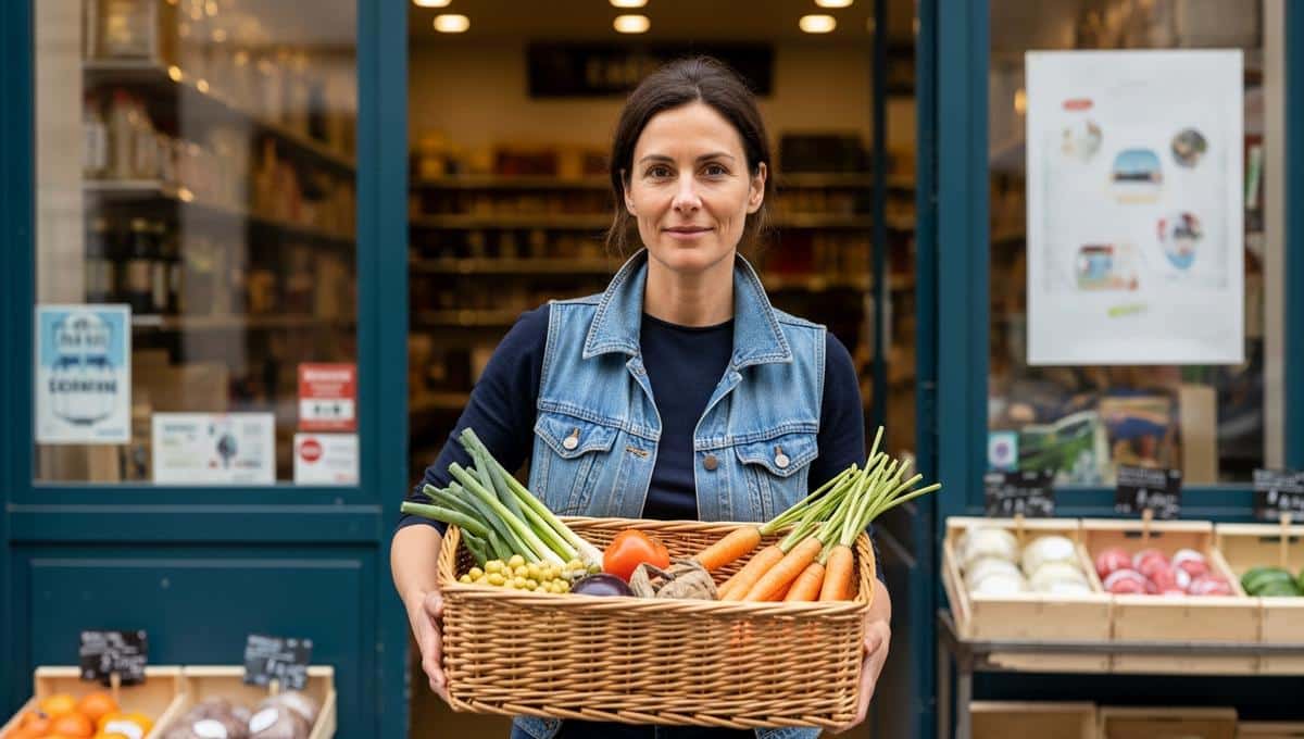 This grocery store in the 11th arrondissement offers a basket of local ...