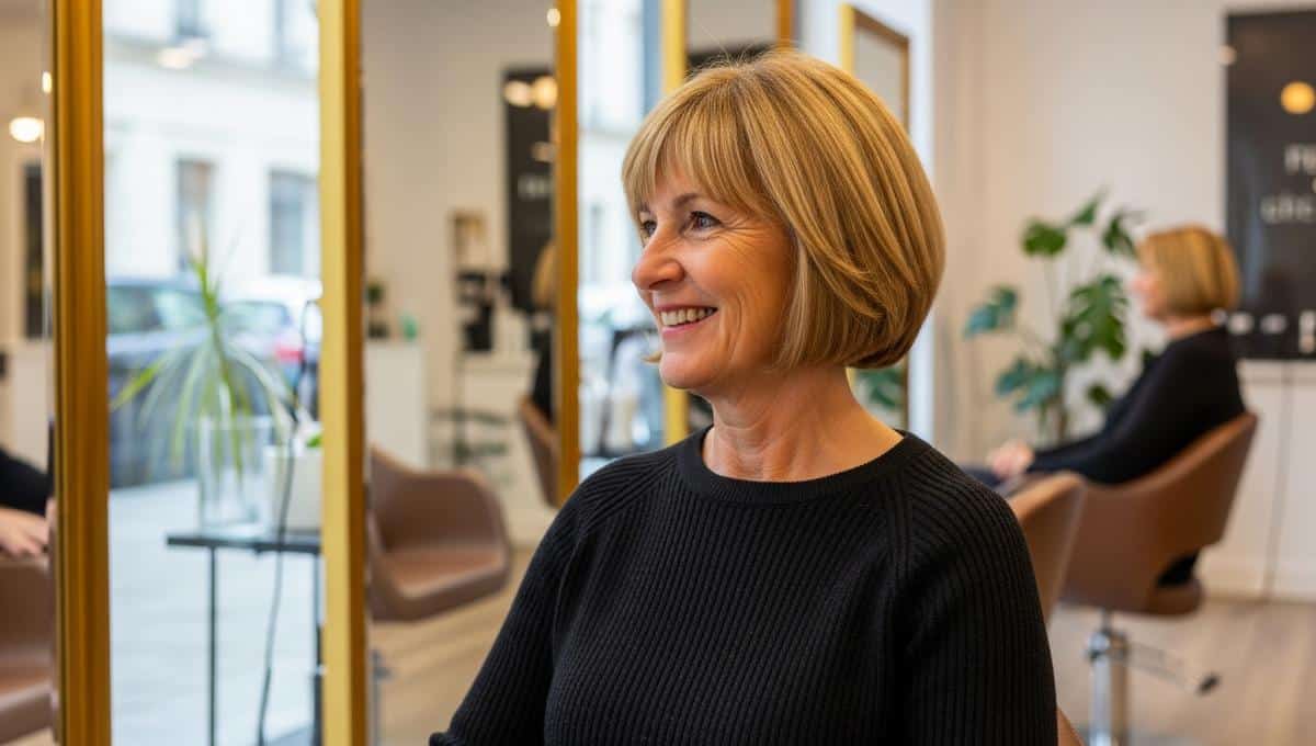 Hairdressers say jawline squares rejuvenate the face after 50