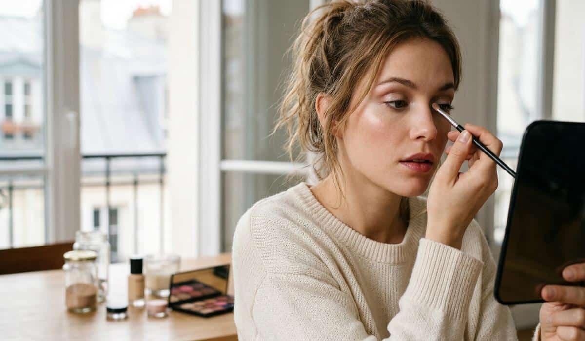 « Impossible de détourner le regard » : cette tendance makeup mauve s ...